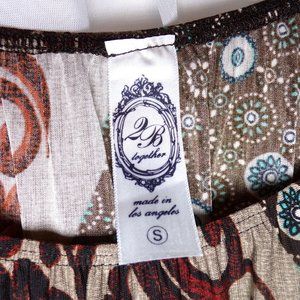 2B Together | Dresses | 2b Together Boho Western Dress Womens Small ...